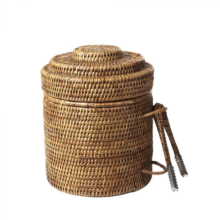 Rattan Ice Bucket | The Private House Company | Yvonne O'Brien