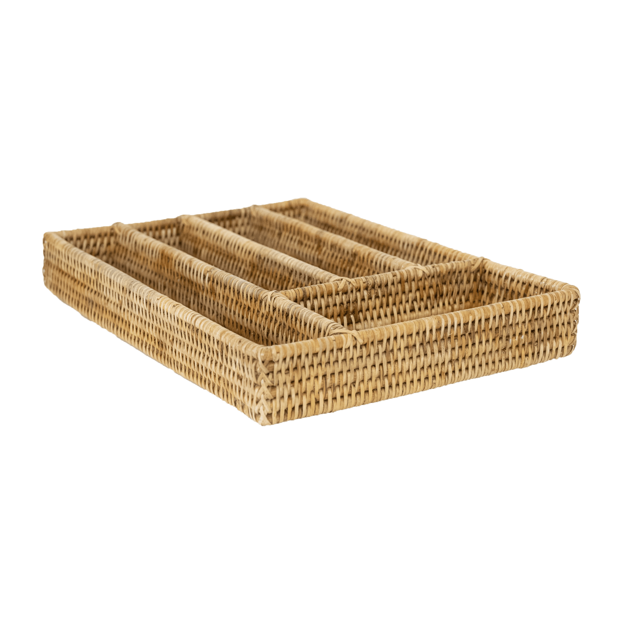 Rattan Stationery Tray | The Private House Company | Yvonne O'Brien